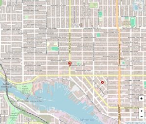 Rainier Beach Map with Streets – Map of Seattle