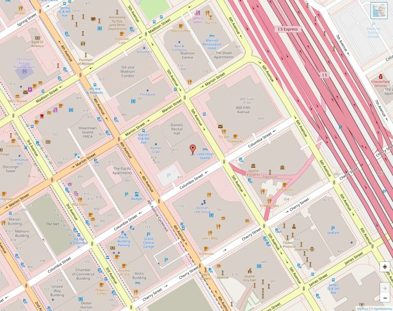 Russell Investments Center Map – Map of Seattle