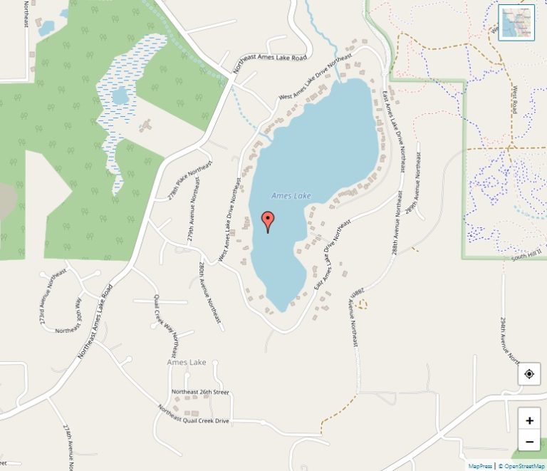 Map of Baring – King County Census-Designated Places