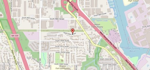 Map of Fairwood – King County Census-Designated Places