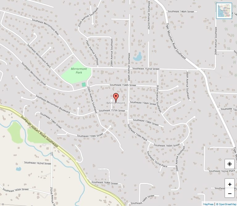 Map of Ravensdale – King County Census-Designated Places