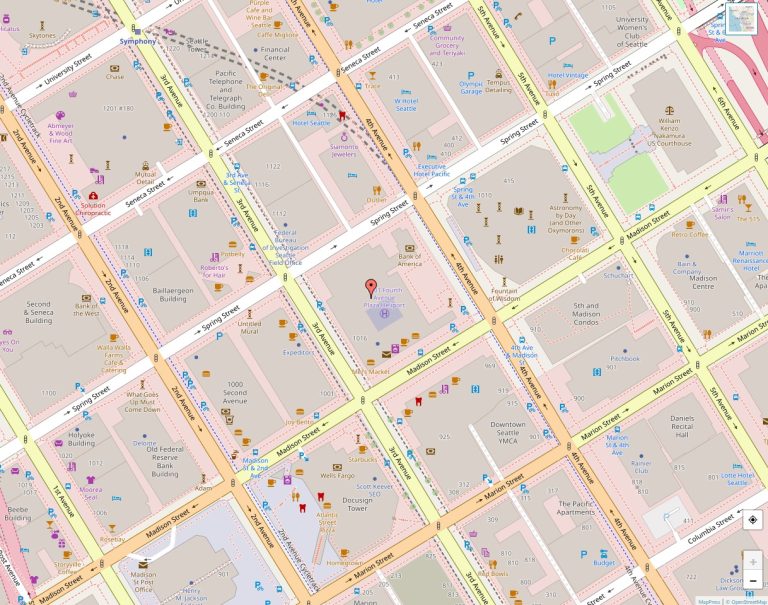 Russell Investments Center Map – Map of Seattle